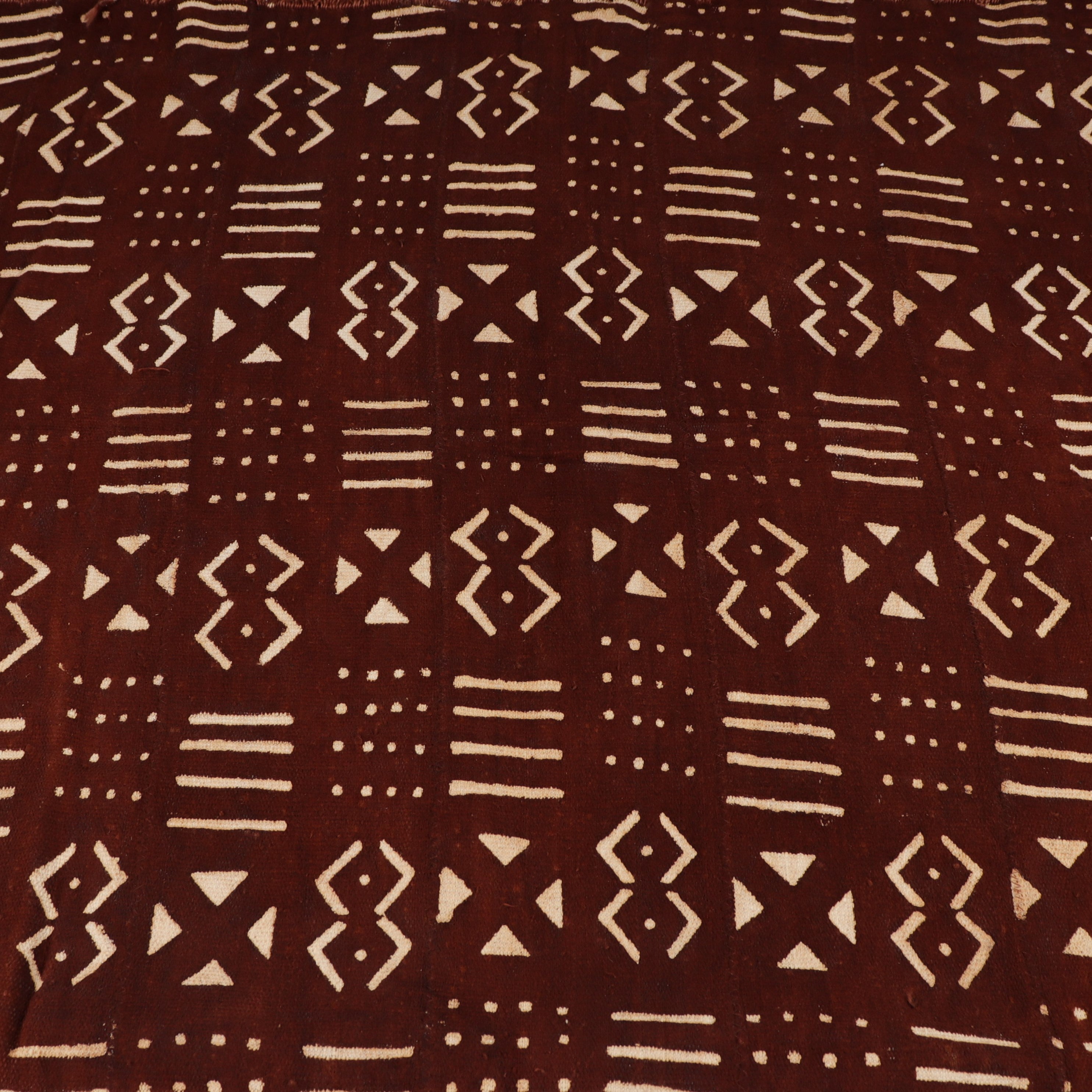 Bogolan Fabric, Mudcloth, Handmade in Mali, 100% Cotton, Brown – La ...
